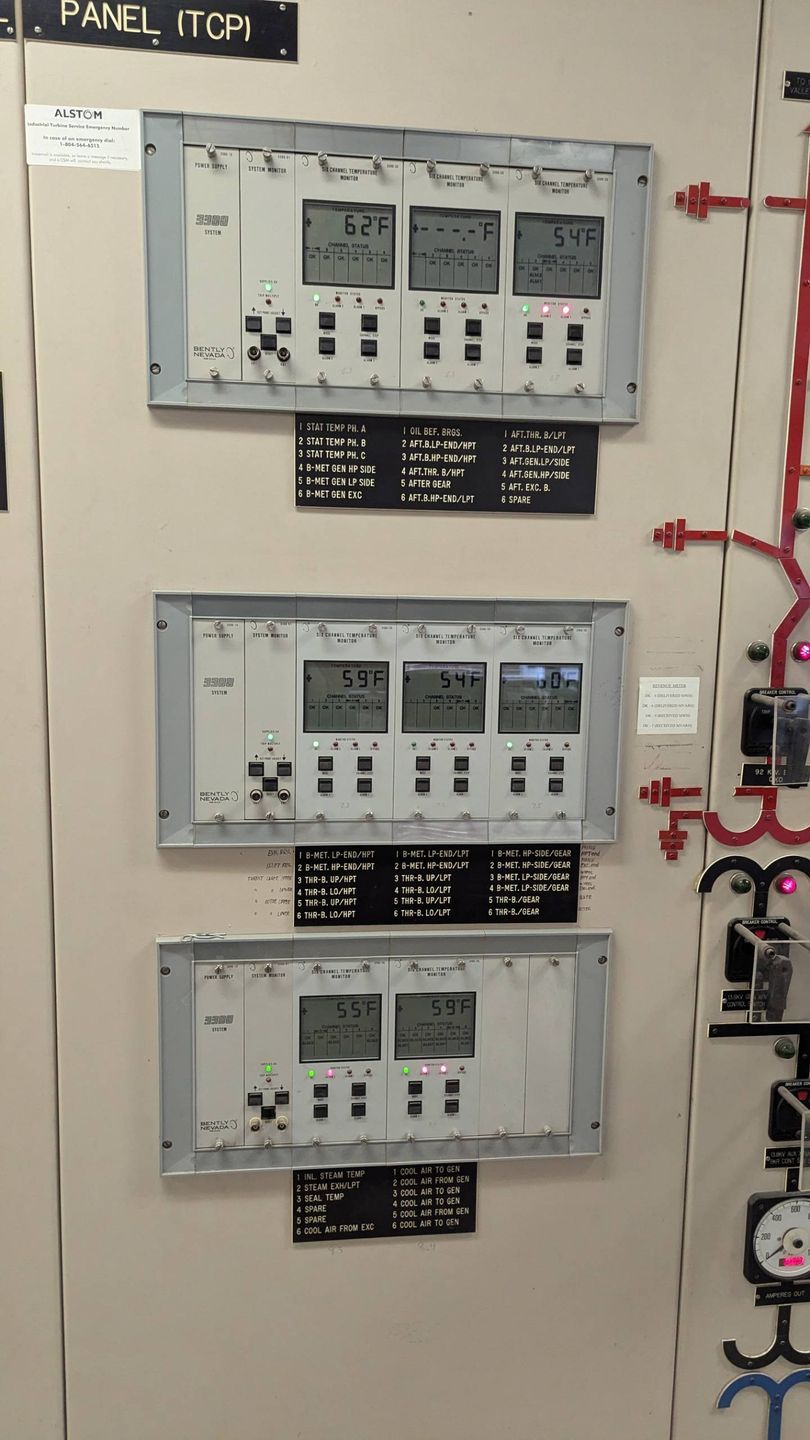 ABB HIGH PRESSURE TURBINE SYSTEM WITH 45 MVA GENERATOR