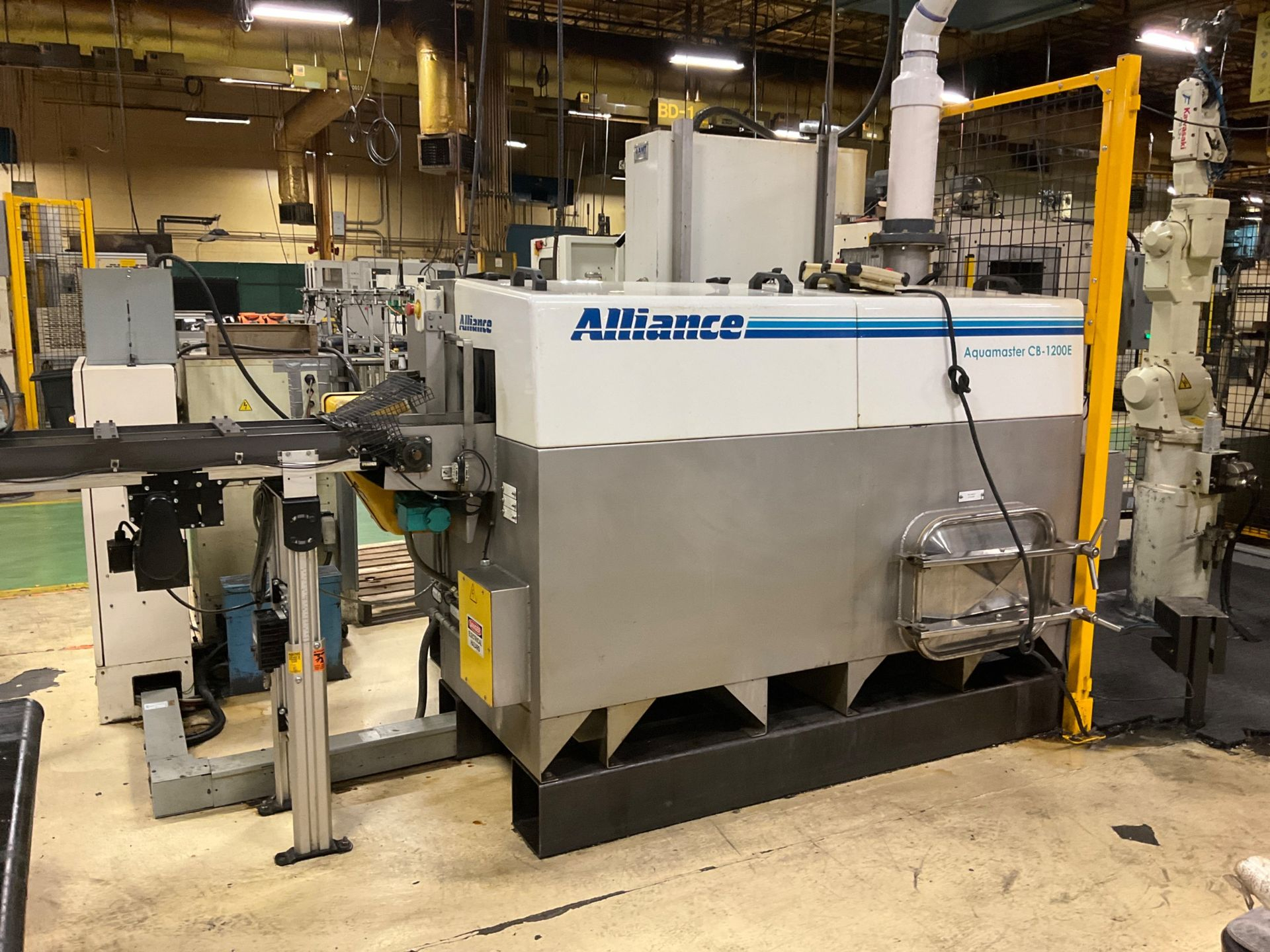 ALLIANCE MANUFACTURING AQUAMASTER CB-1200E PARTS WASHING MACHINE