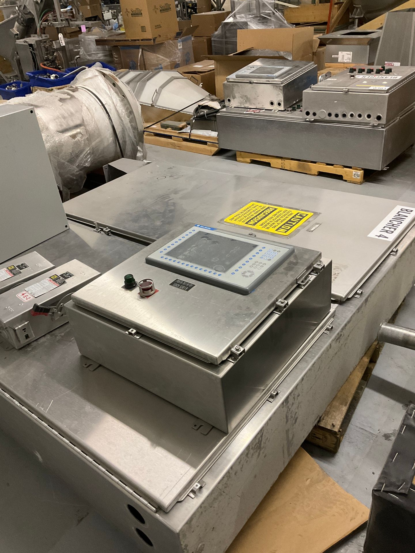 2 Pallets of Assorted Allen Bradley Control Cabinets and Breakers