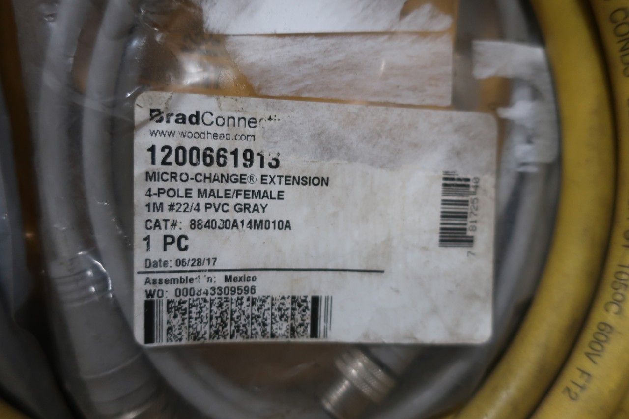 SKU 1067652 -2 PALLETS OF ASSORTED CORDSET CABLES