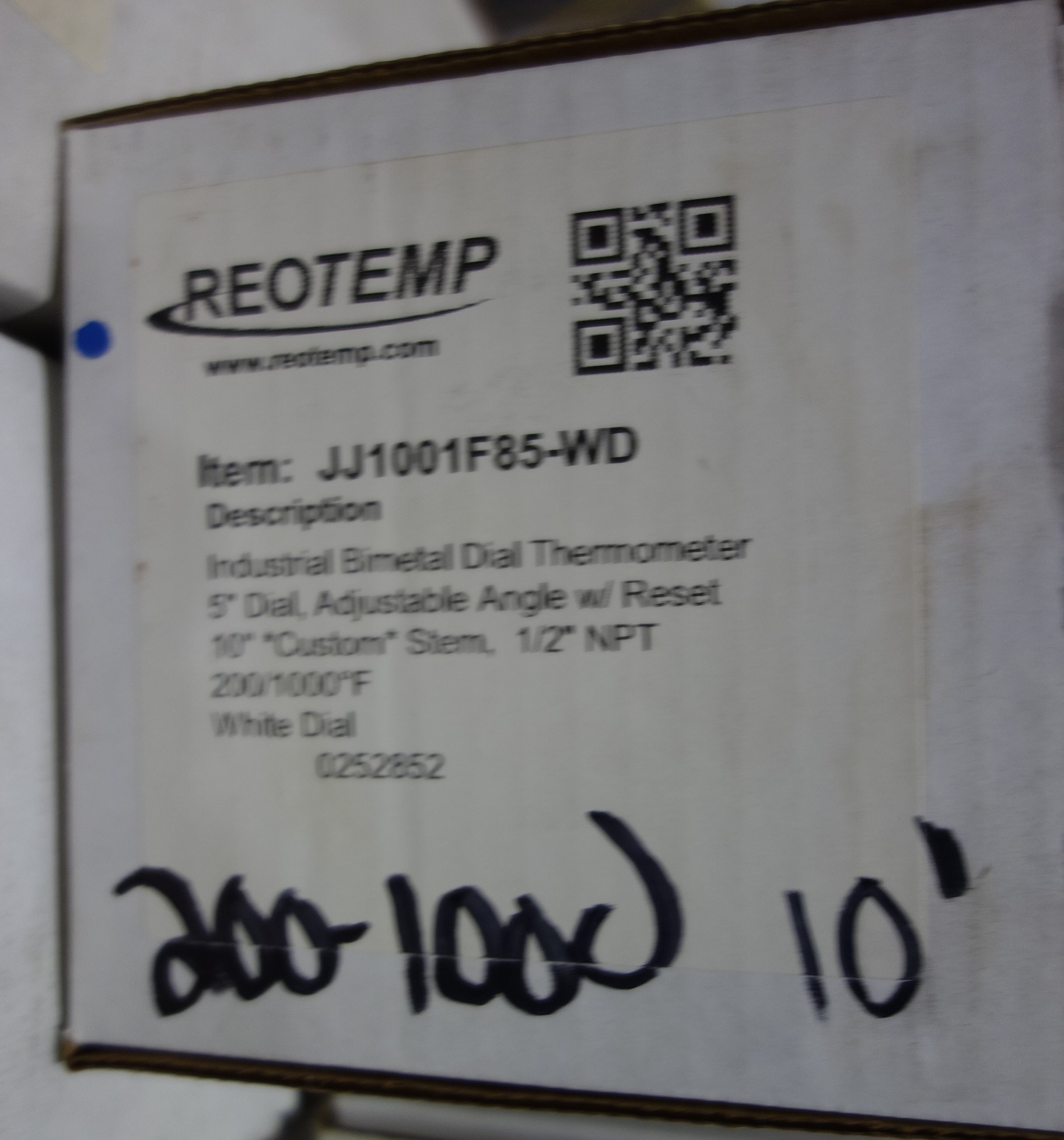 4 PALLETS OF ASSORTED TEMP SENSORS