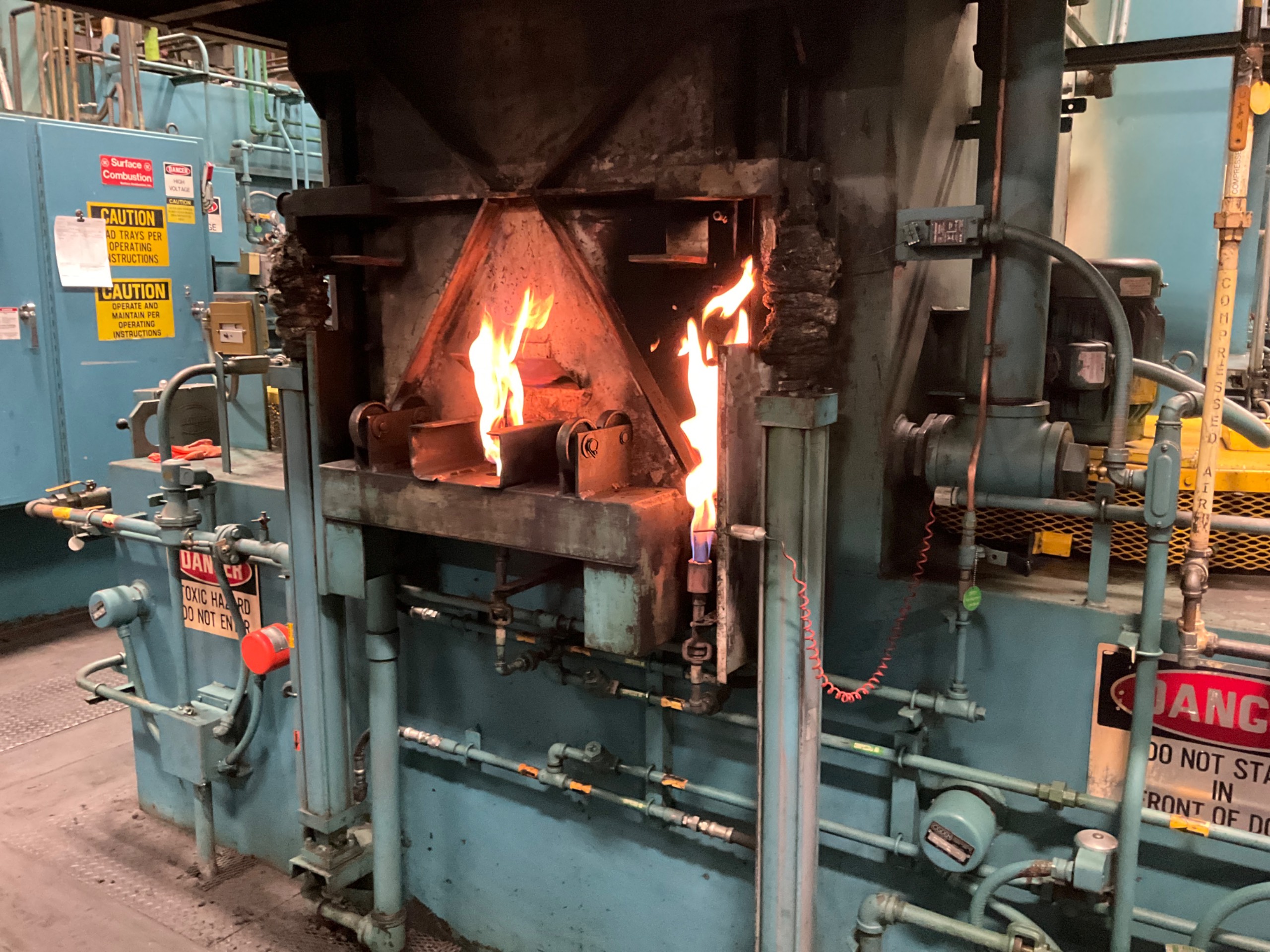 SURFACE COMBUSTION 3-24-36-24 ALLCASE 1800 F CARBURIZING FURNACE For ...