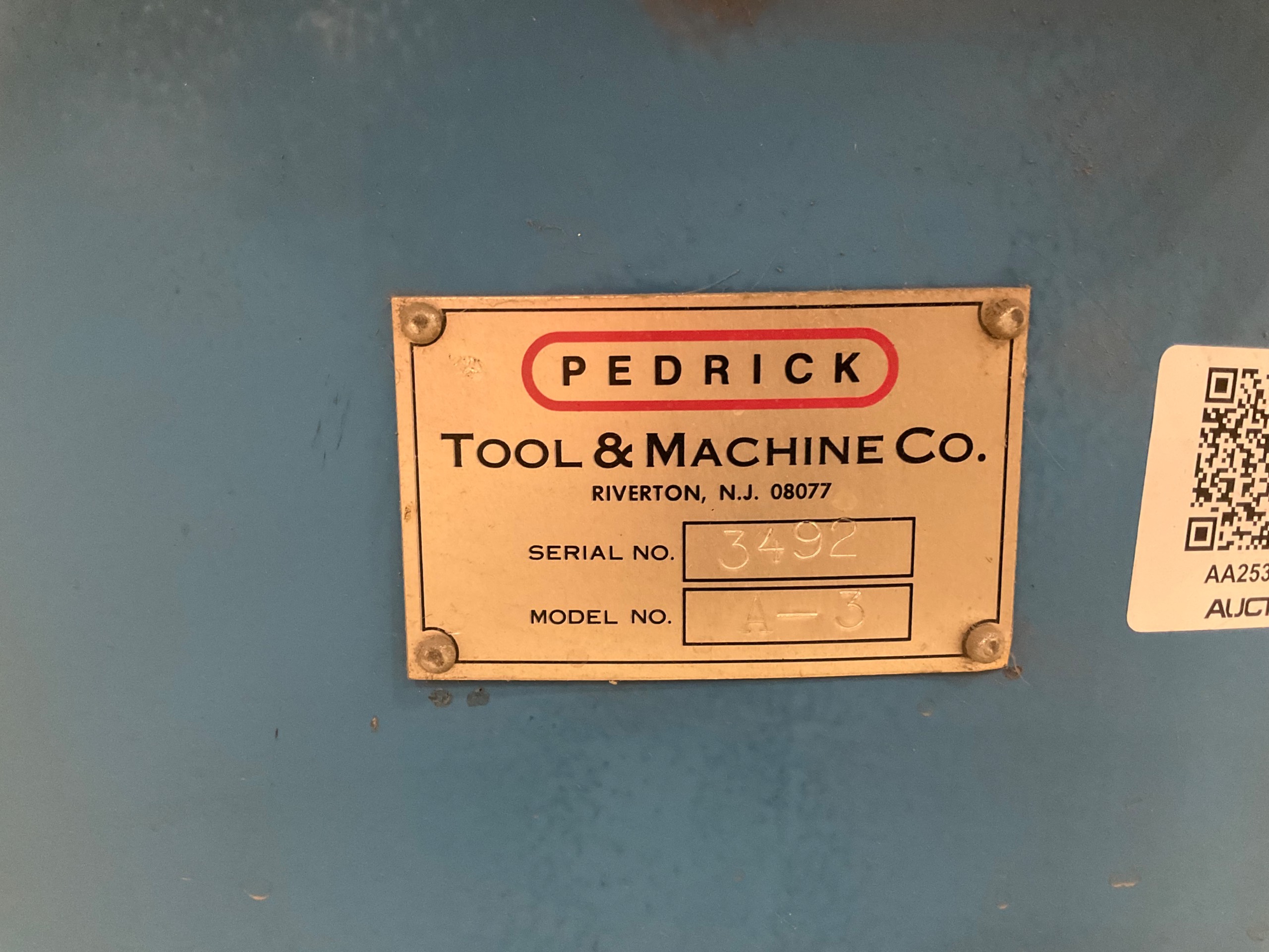 PEDRICK A-3 BENDING MACHINE