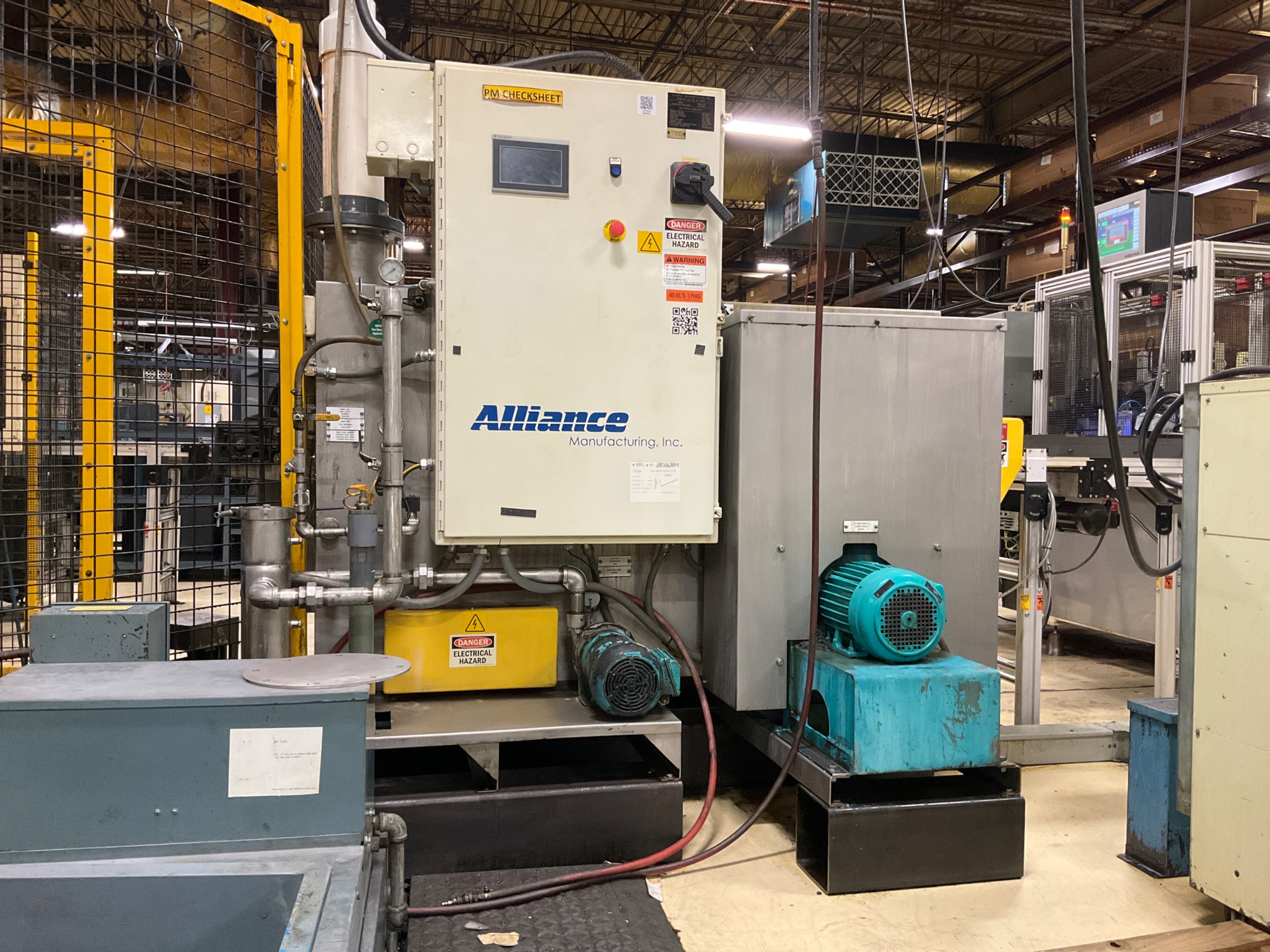 ALLIANCE MANUFACTURING AQUAMASTER CB-1200E PARTS WASHING MACHINE For ...