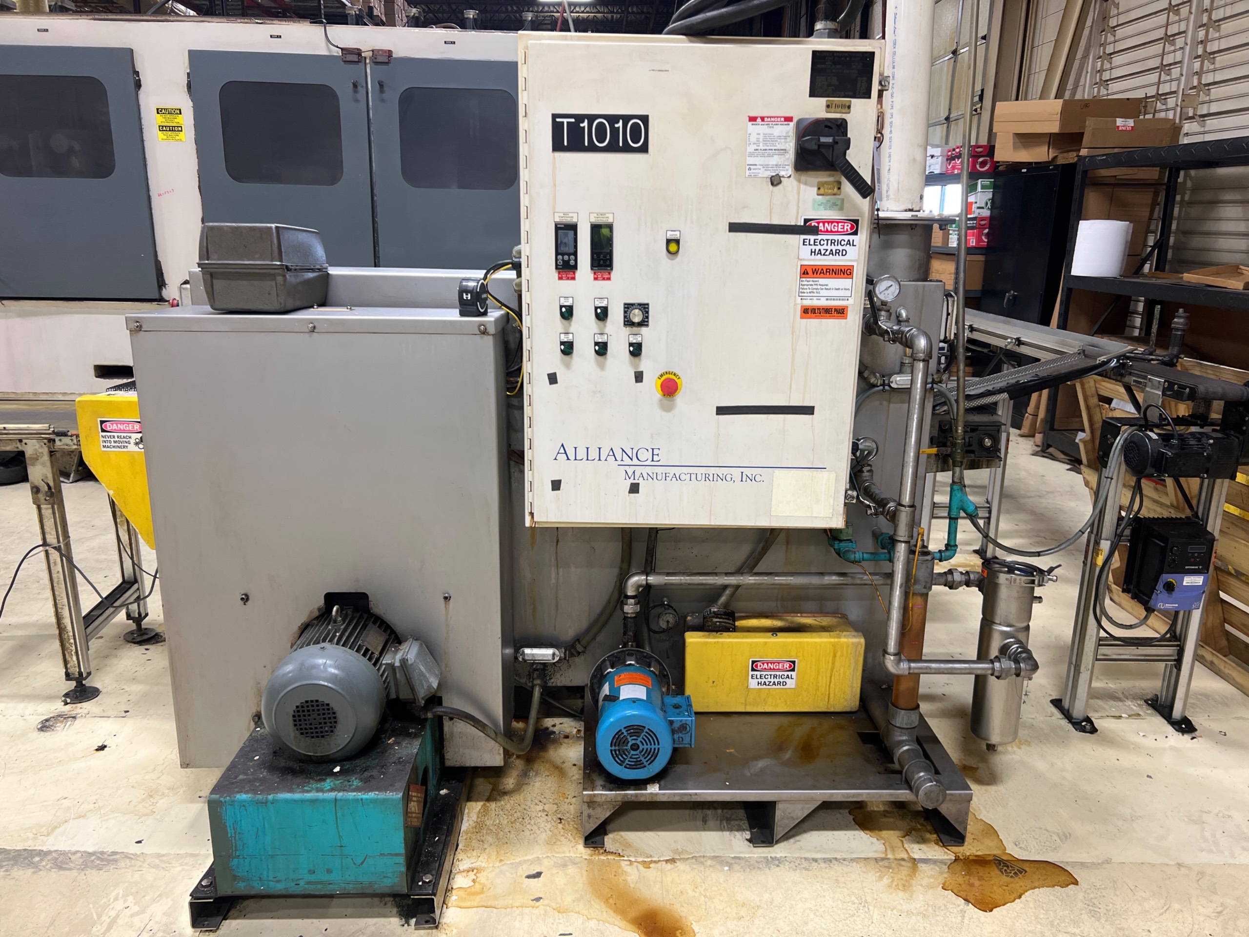 ALLIANCE MANUFACTURING AQUAMASTER CB-1200E PARTS WASHING MACHINE For Sale | Aucto