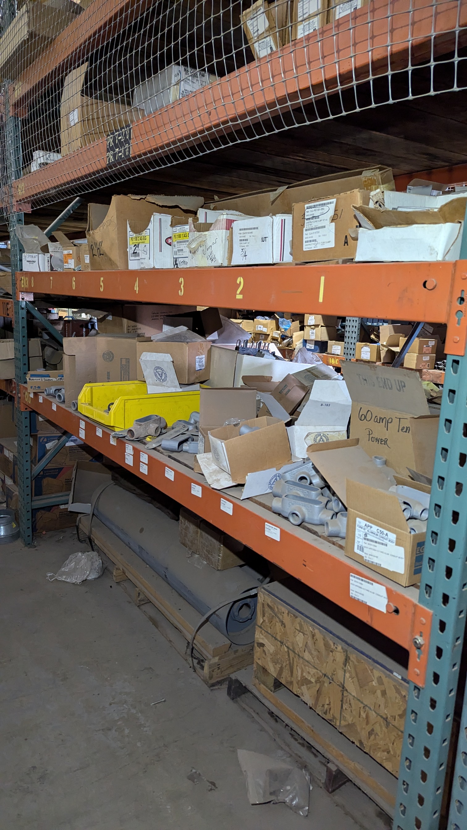 BULK QTY OF SPARE PARTS INVENTORY