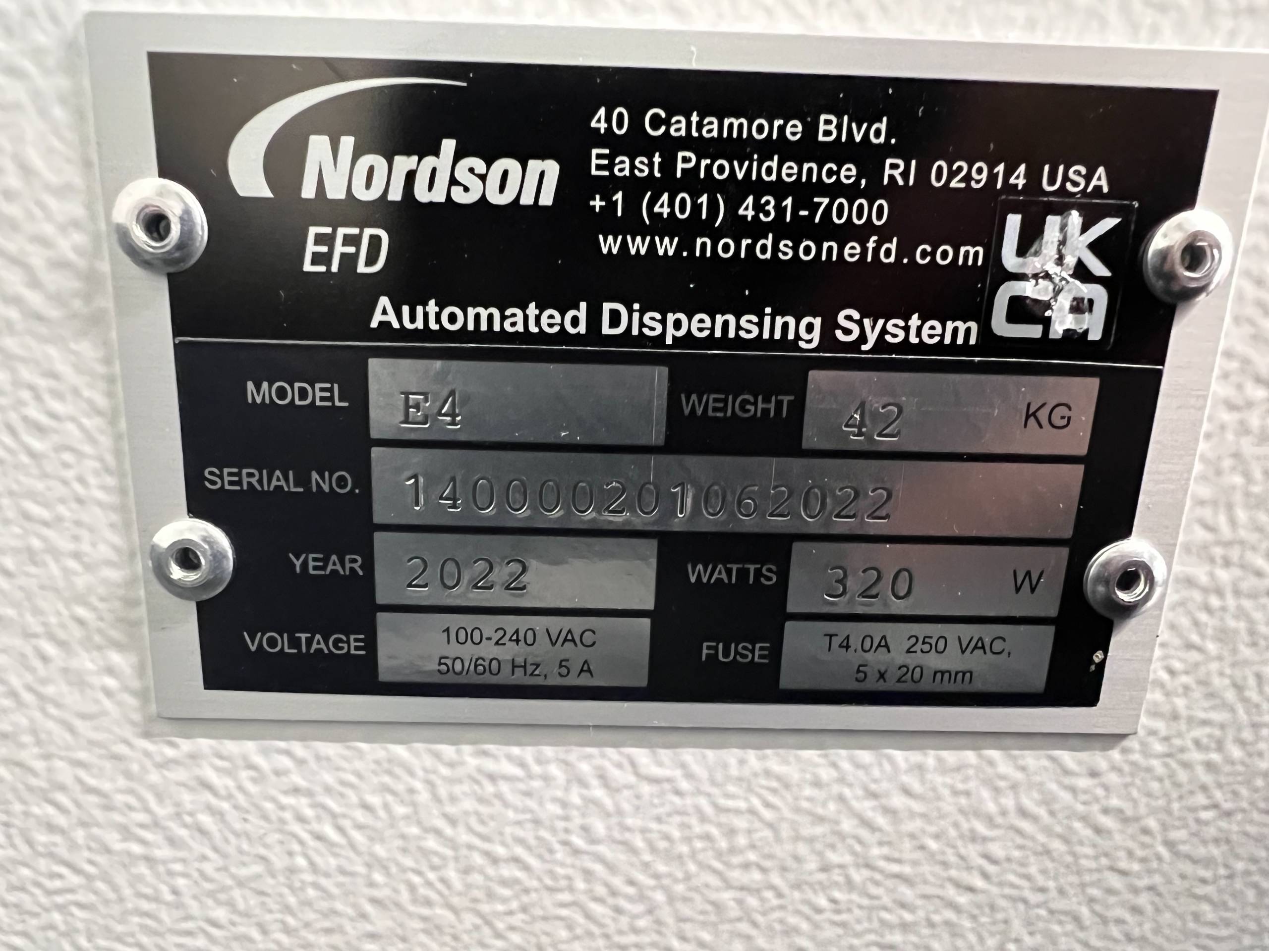 2022 NORDSON E4 FLUID DISPENSING ROBOT For Sale | Aucto