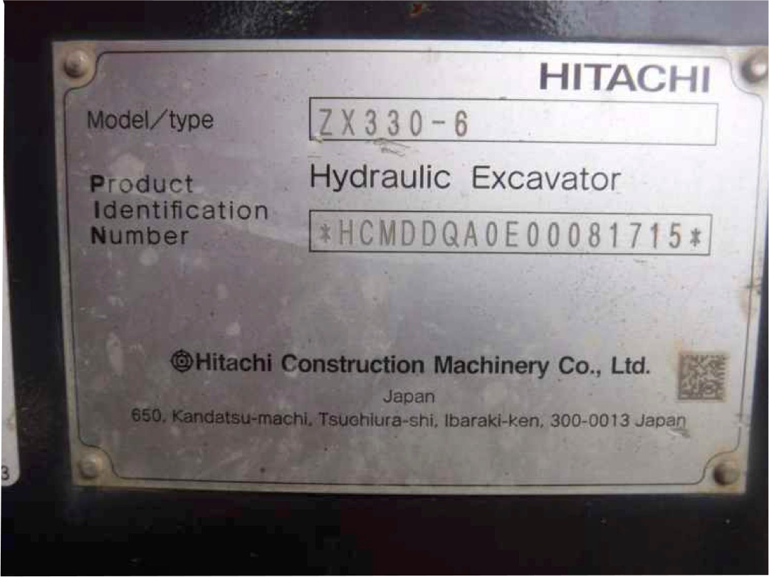 2020 HITACHI ZX330-6 CRAWLER EXCAVATOR For Sale | Aucto