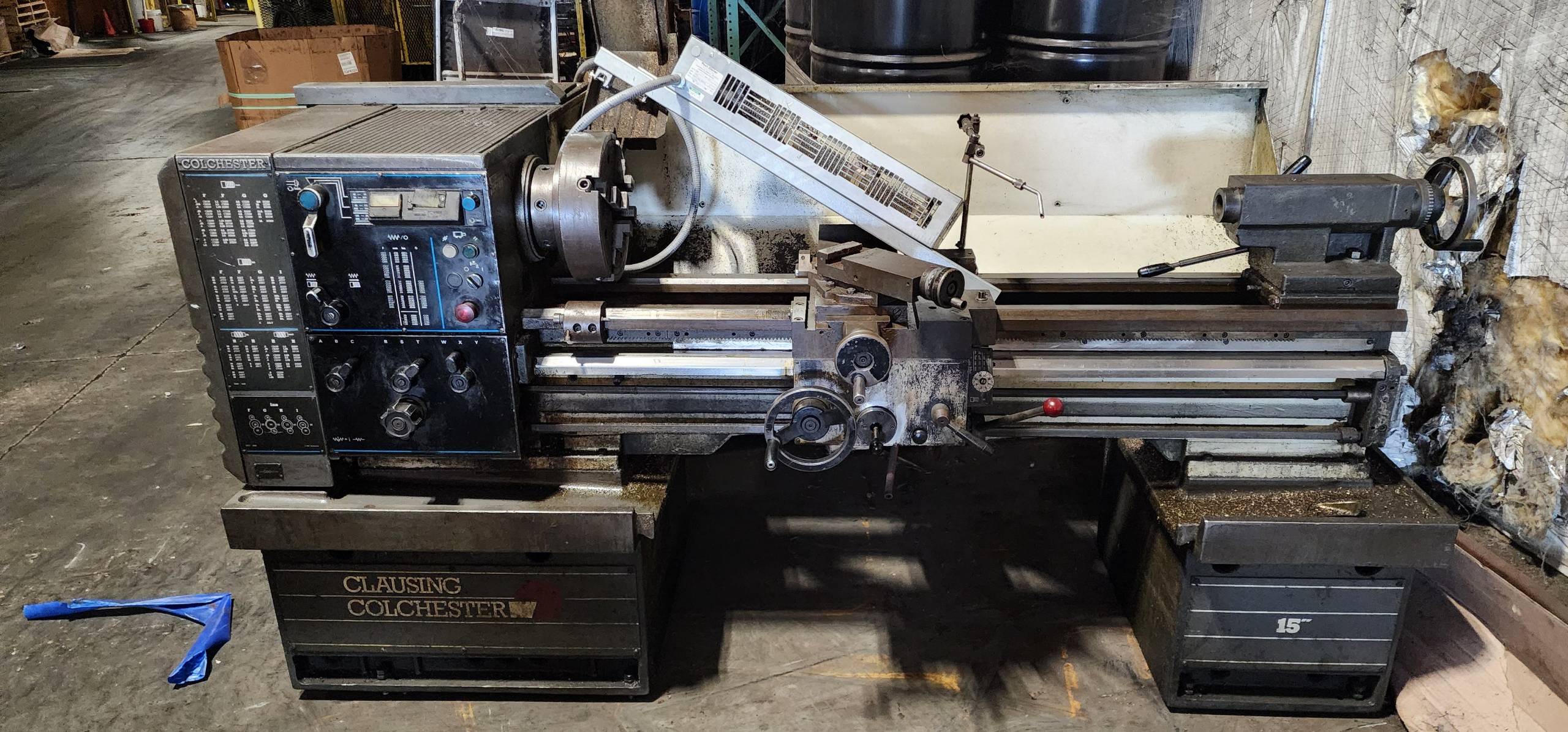 CLAUSING-COLCHESTER 8031VS MANUAL LATHE