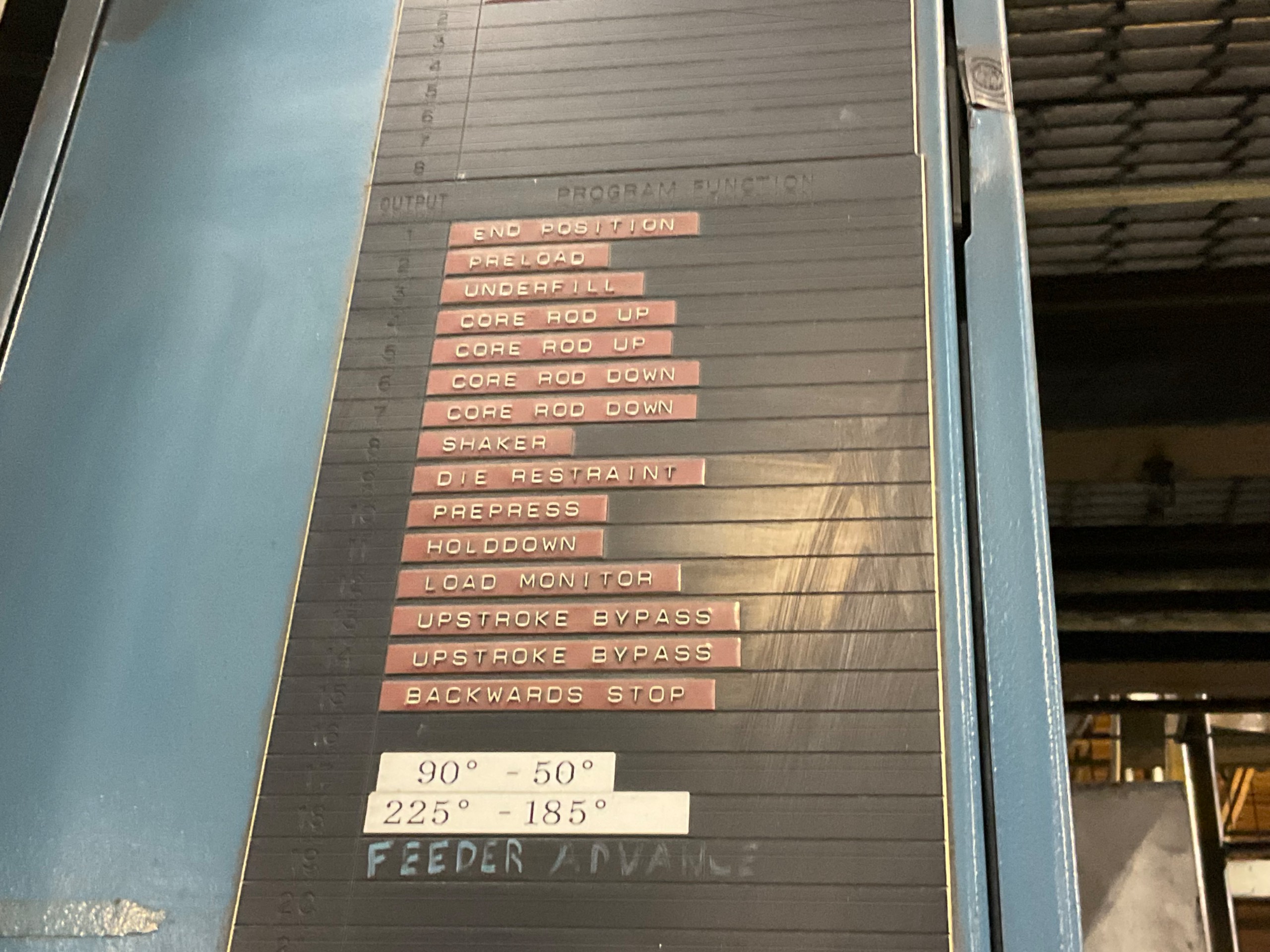 1996 DORST TPA50/3 50 TON COMPACTING MECHANICAL PRESS