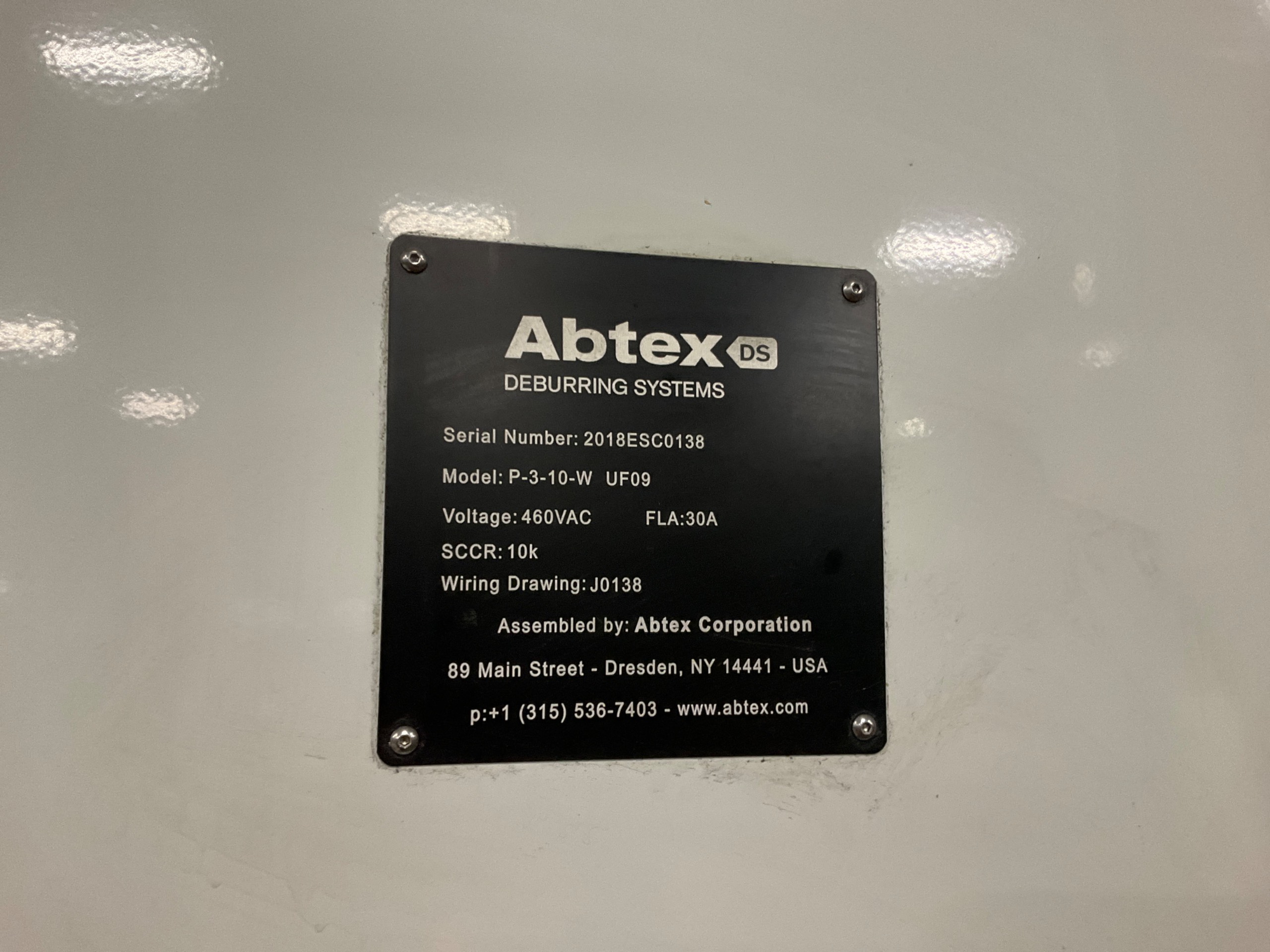 ABTEX P-3-10-W UF09 DEBURRING MACHINE For Sale | Aucto
