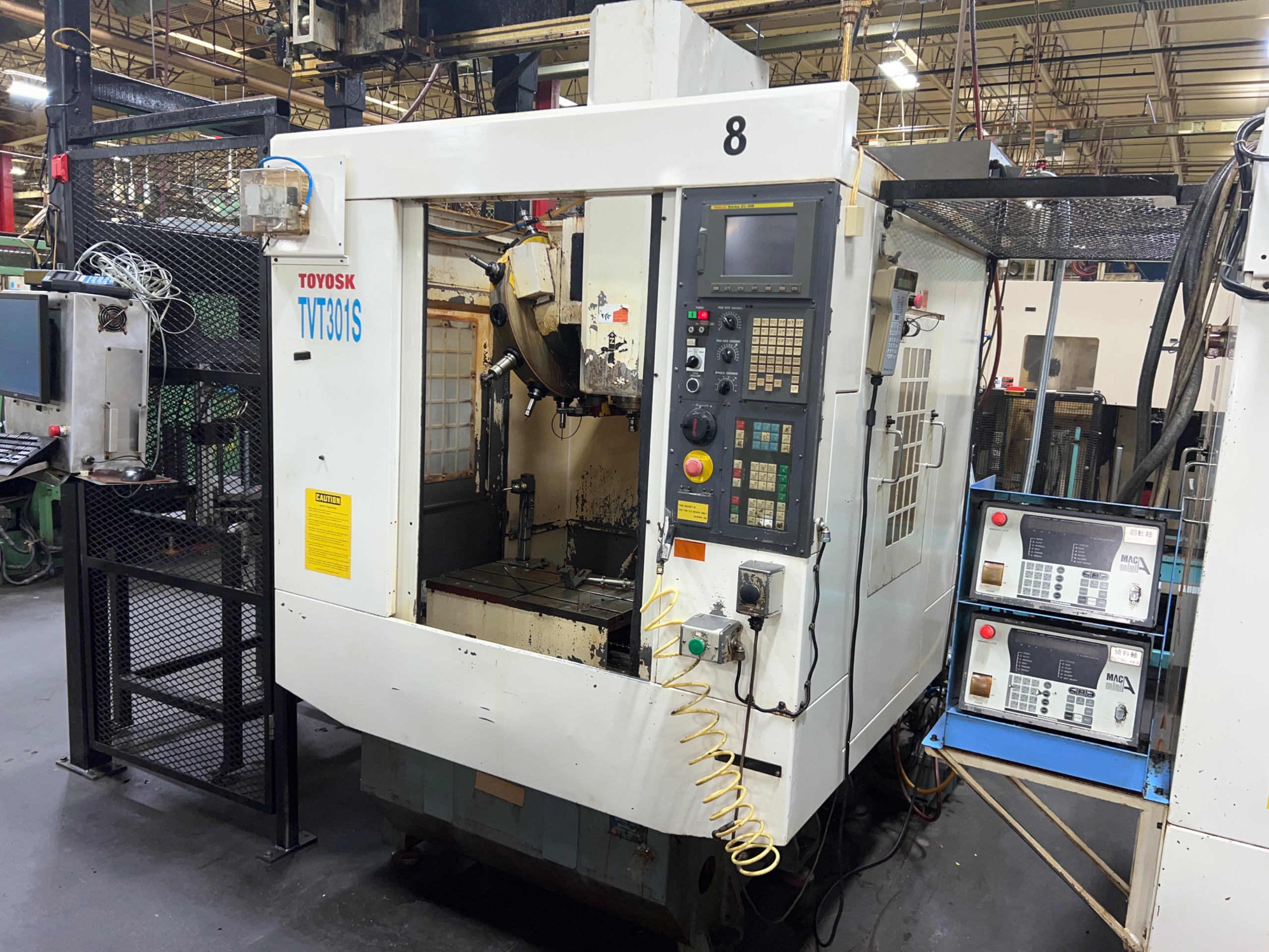 2003 TOYOSK TVT301S VERTICAL MACHINING CENTER For Sale | Aucto