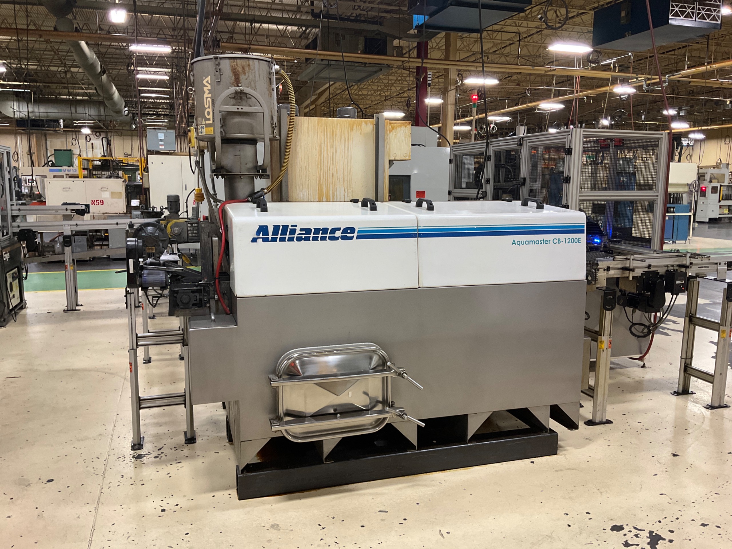 ALLIANCE MANUFACTURING AQUAMASTER CB-1200E PARTS WASHING MACHINE