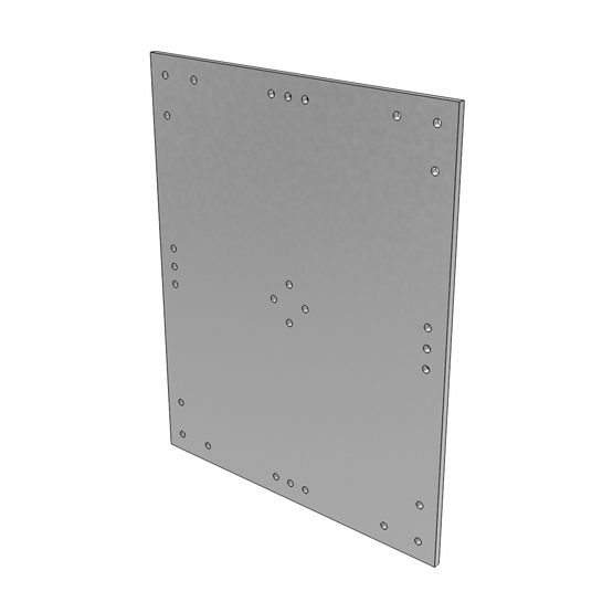 495x405mm Machinable Blank Plate | Vention