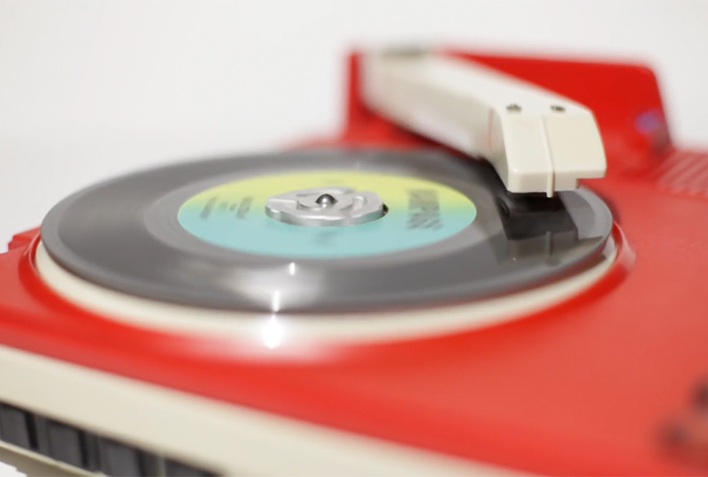 This collector turns toy Fischer-Price turntables into portable DJ decks