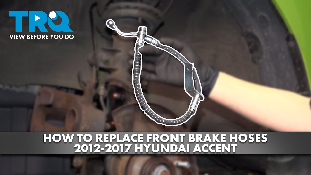 How to Replace Rear Brake Hoses 2012-2017 Hyundai Accent | 1A Auto