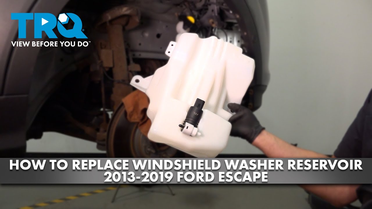 How to Replace Windshield Washer Reservoir 2013-2019 Ford Escape | 1A Auto