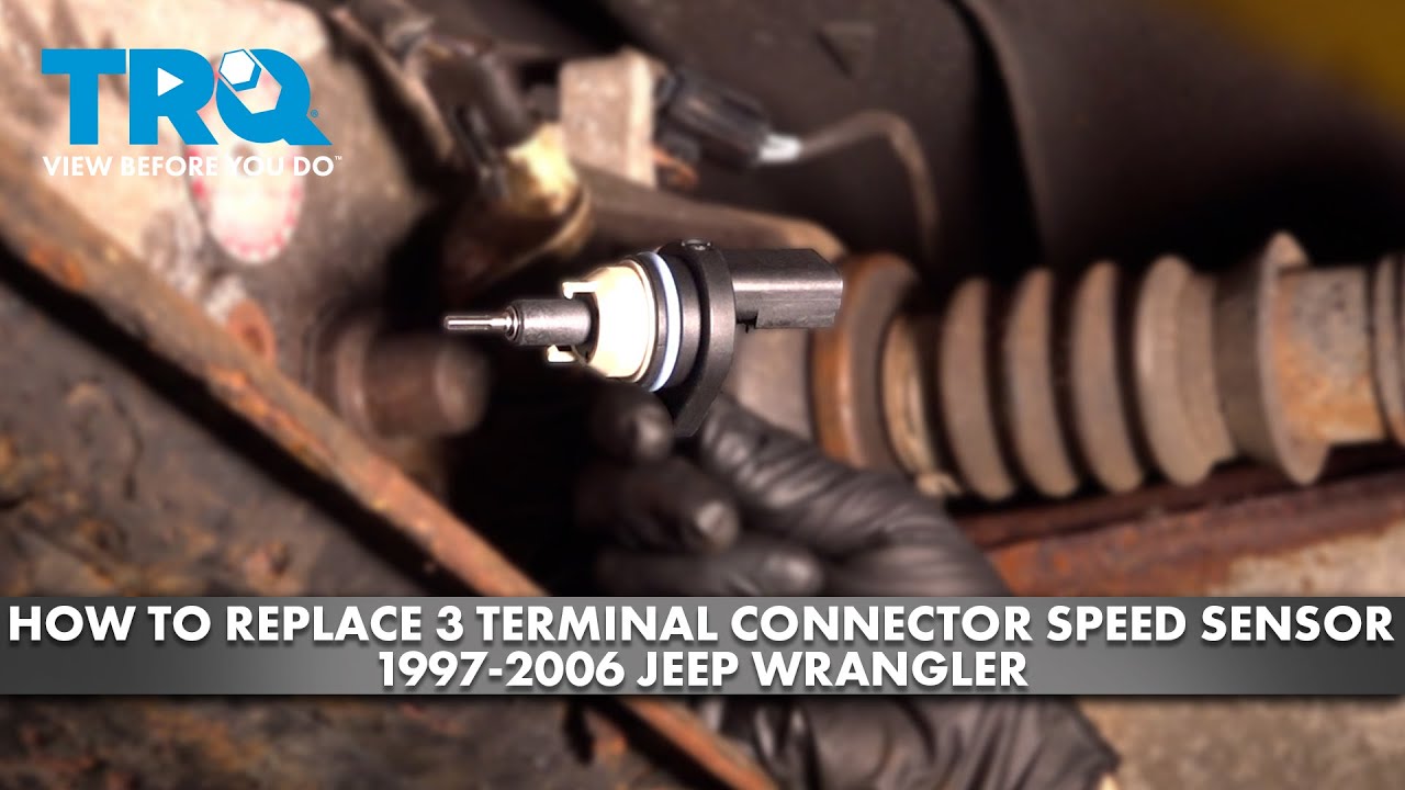 How to Replace 3 Terminal Connector Speed Sensor 1997-2006 Jeep ...