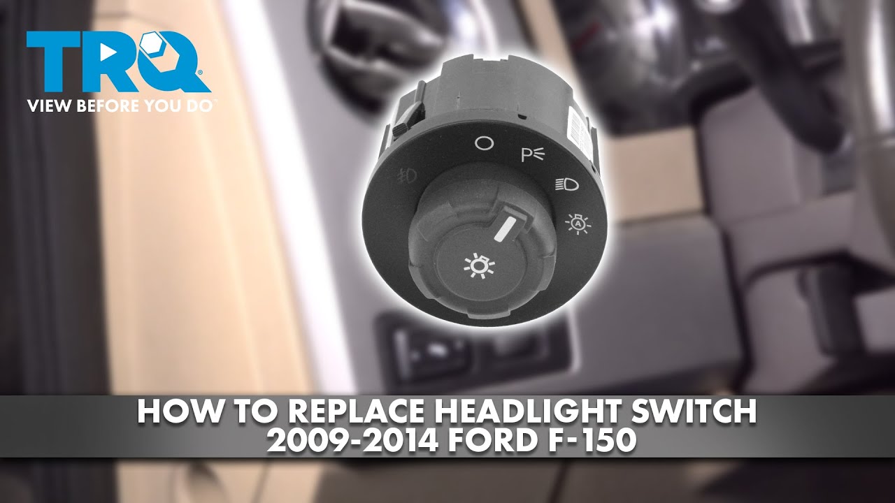 How To Replace Headlight Switch 2009 2014 Ford F 150 1a Auto