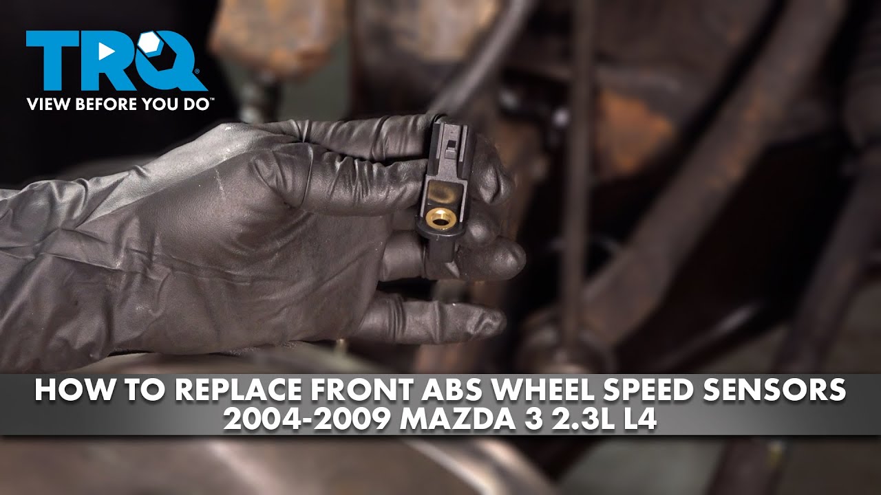 How to Replace Front ABS Wheel Speed Sensor 2004-2009 Mazda 3 23L L4 ...
