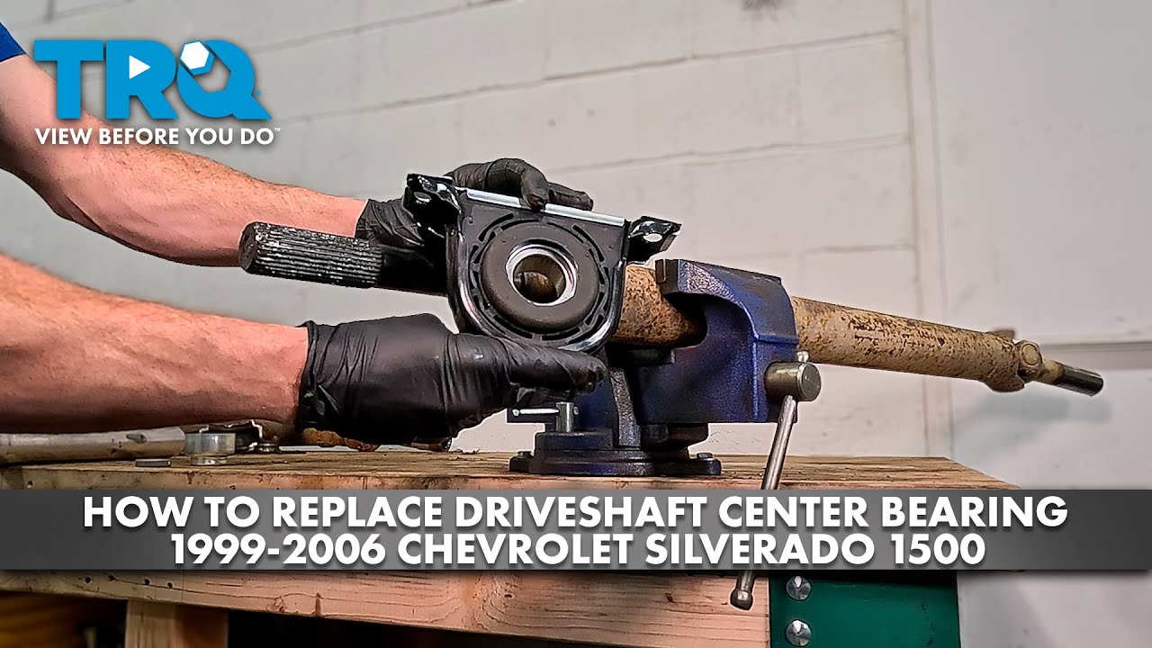 How to Replace Driveshaft Center Bearing 1999-2006 Chevrolet Silverado ...