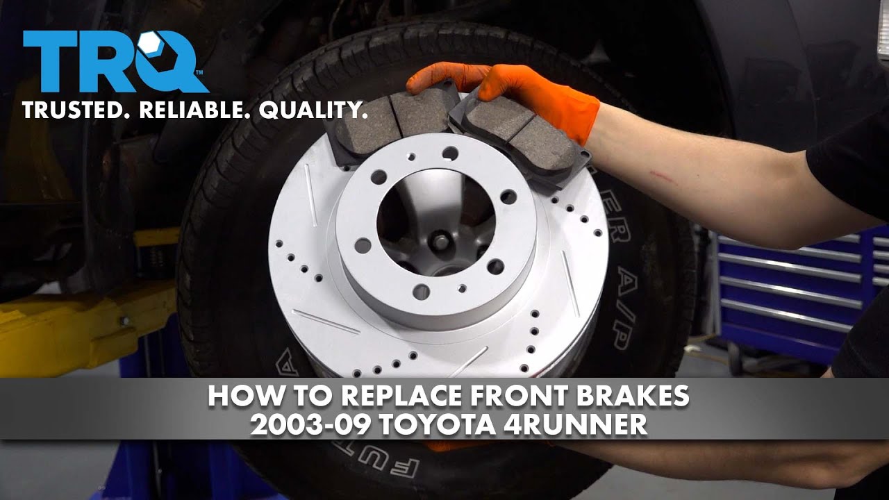 How to Replace Front brakes 2003-09 Toyota 4Runner | 1A Auto