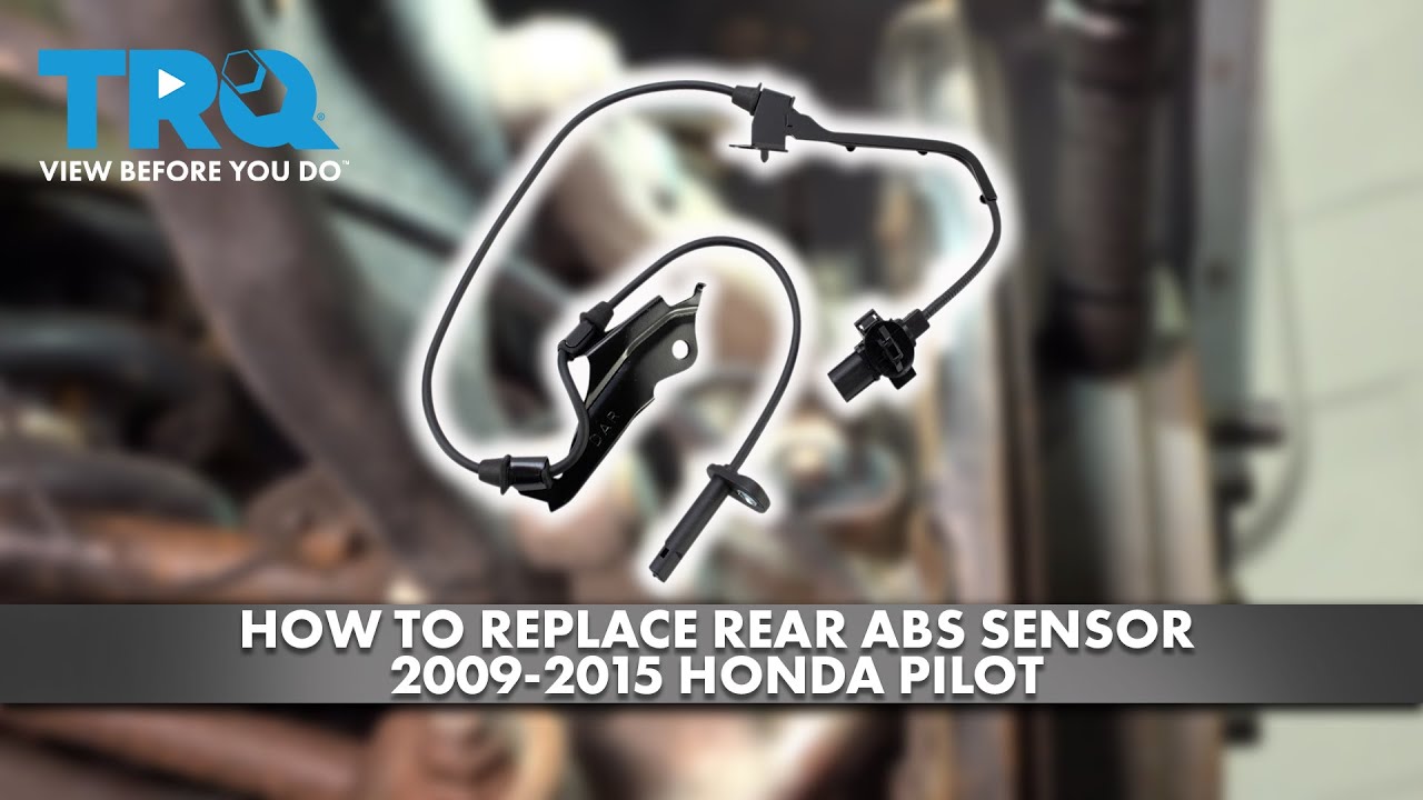 How to Replace Rear ABS Sensor 2009-2015 Honda Pilot | 1A Auto