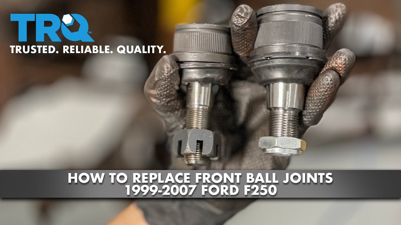 How to Replace Front Upper Lower Ball Joints 1999-2007 Ford F250 | 1A Auto