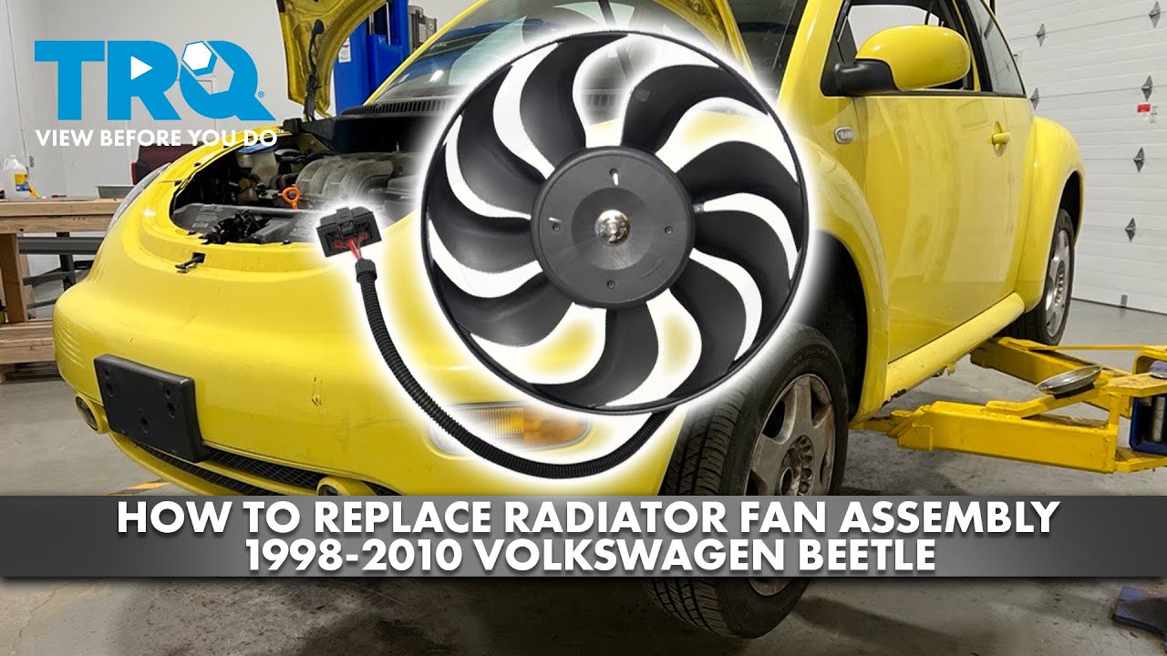 How to Replace Radiator Cooling Fan Assembly 1998-2010 Volkswagen ...