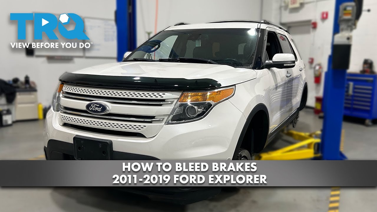 How to Bleed Brakes 2011-2019 Ford Explorer | 1A Auto
