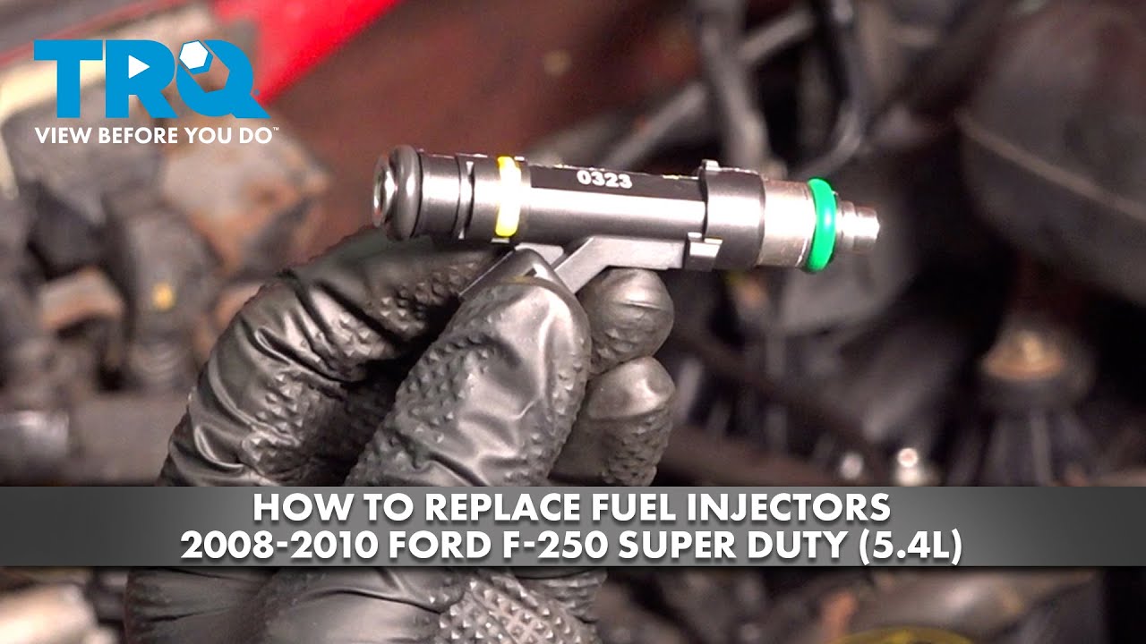 How to Replace Fuel Injectors 2008-2010 Ford F-250 54L | 1A Auto