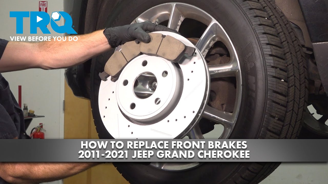 How to Replace Front Brakes 2011-2021 Jeep Grand Cherokee | 1A Auto