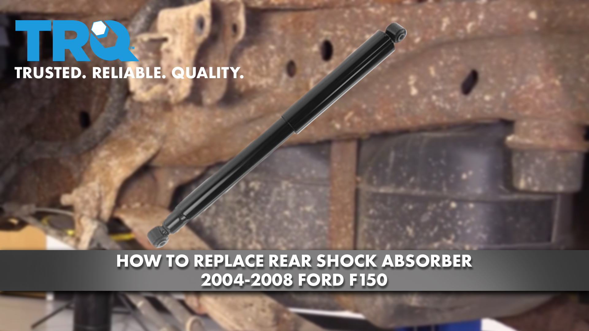 How to Replace Rear Shocks 2004-08 Ford F-150 | 1A Auto