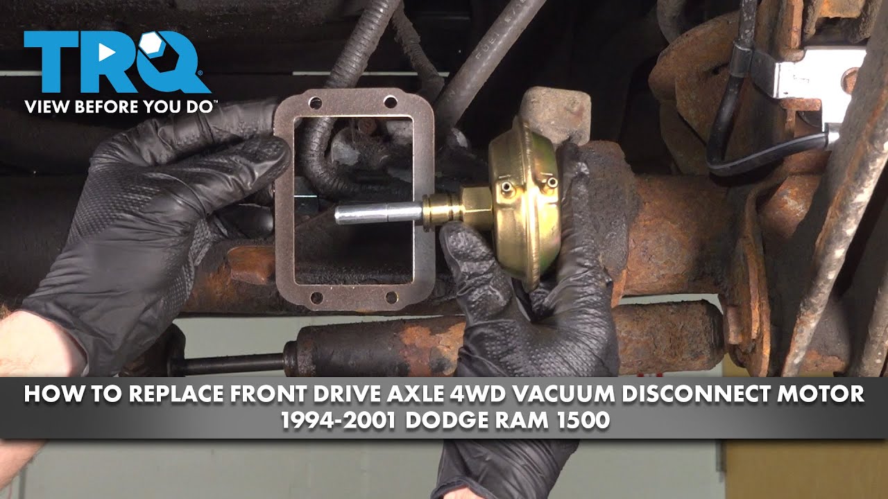 How to Replace Front Drive Axle 4wd Vacuum Disconnect Motor 1994-2001 ...