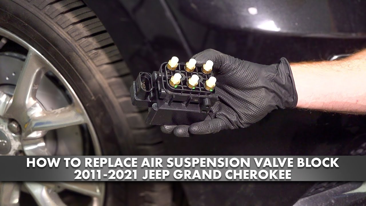 How to Replace Air Suspension Valve Block 2011-2021 Jeep Grand Cherokee | 1A Auto