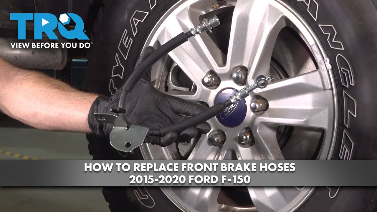 How to Replace Front Brake Hoses 2015-2020 Ford F-150 | 1A Auto