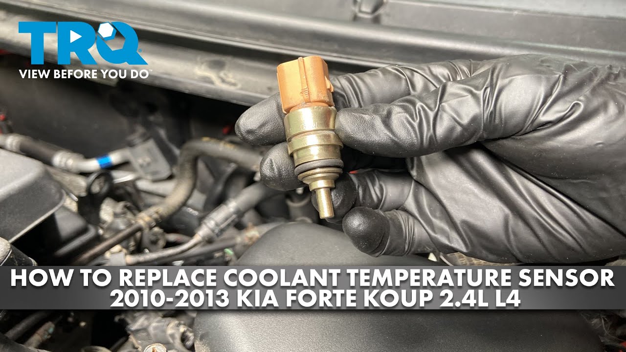 How to Replace Coolant Temperature Sensor 2010-2013 Kia Forte Koup 24L L4 | 1A Auto