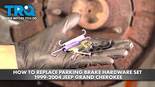 How to Replace Parking Brake Hardware Kit 1999-2004 Jeep Grand Cherokee | 1A Auto