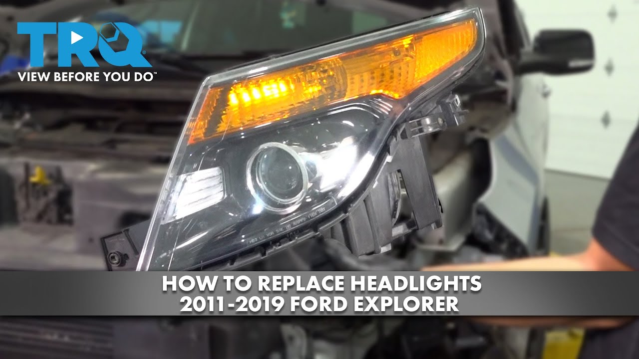 How To Replace Headlights 2011 2019 Ford Explorer 1a Auto