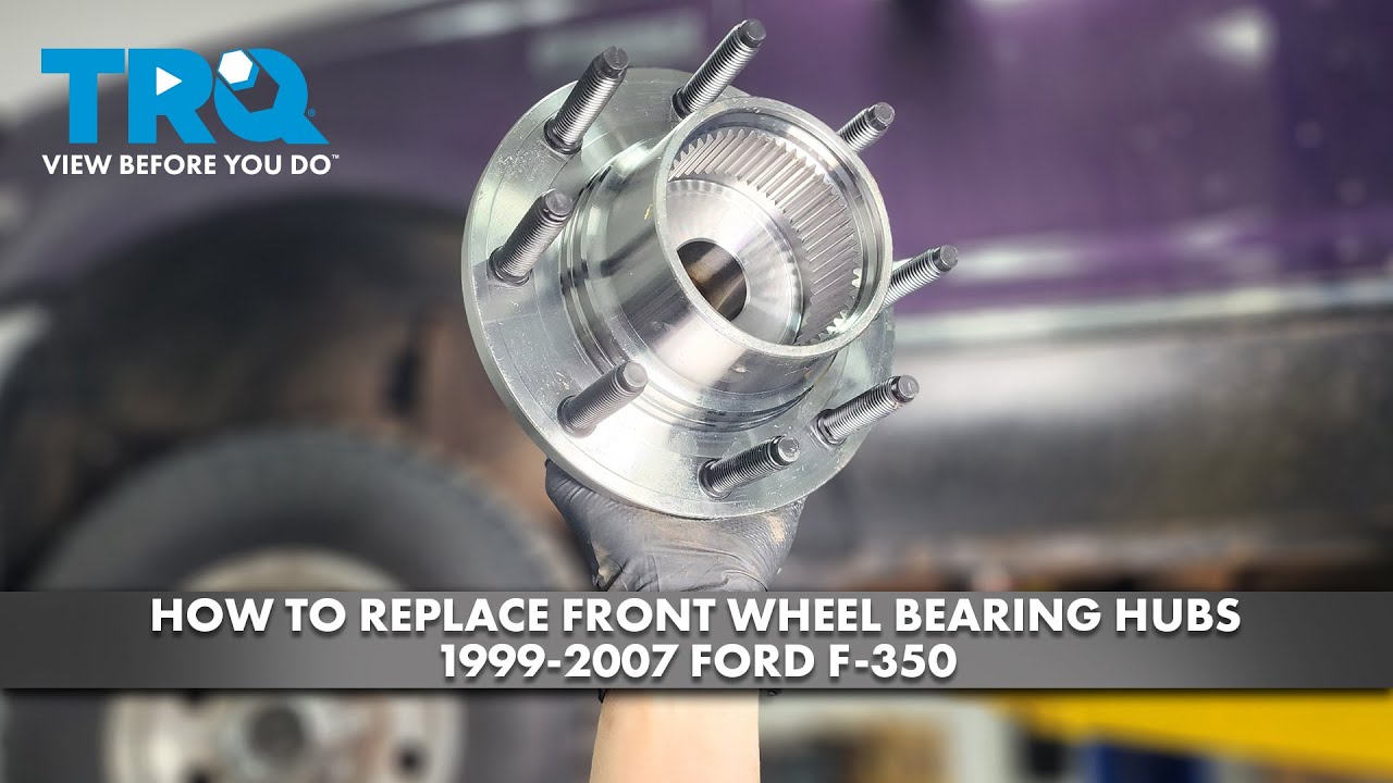 How to Replace Front Wheel Bearing Hubs 1999-2007 Ford F-350 | 1A Auto