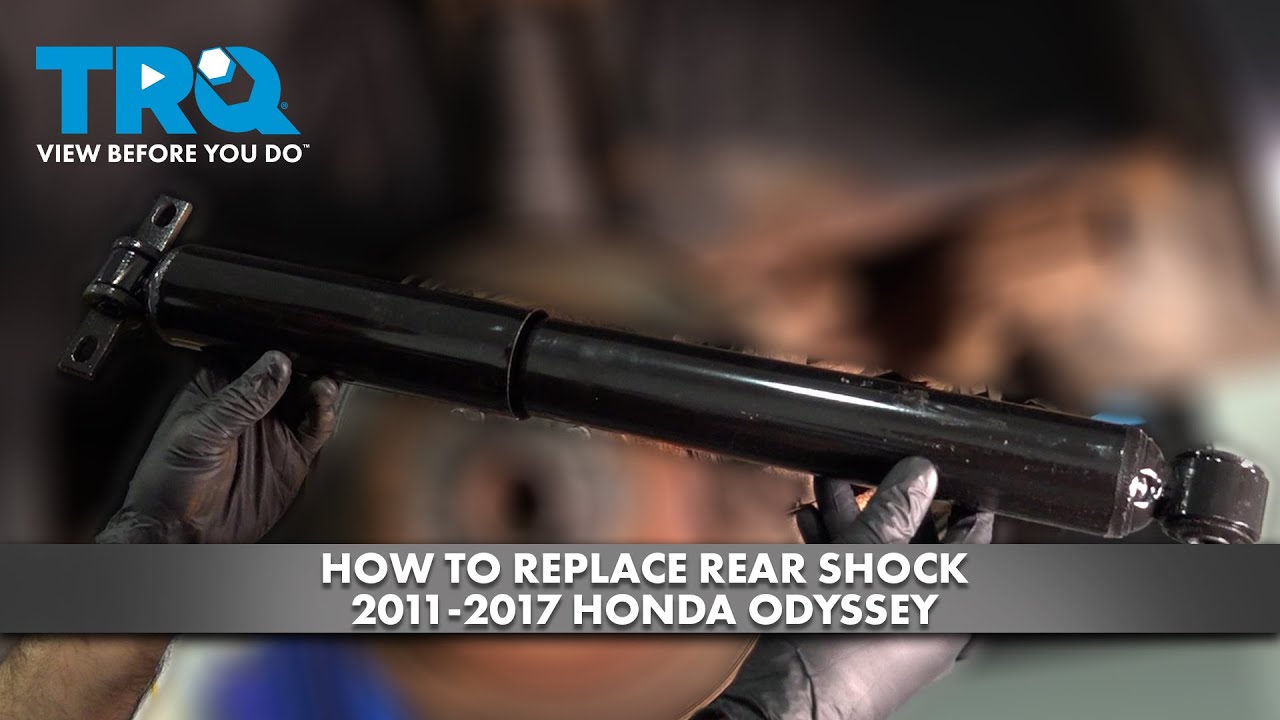 How To Replace Rear Shock 2011 2017 Honda Odyssey 1a Auto