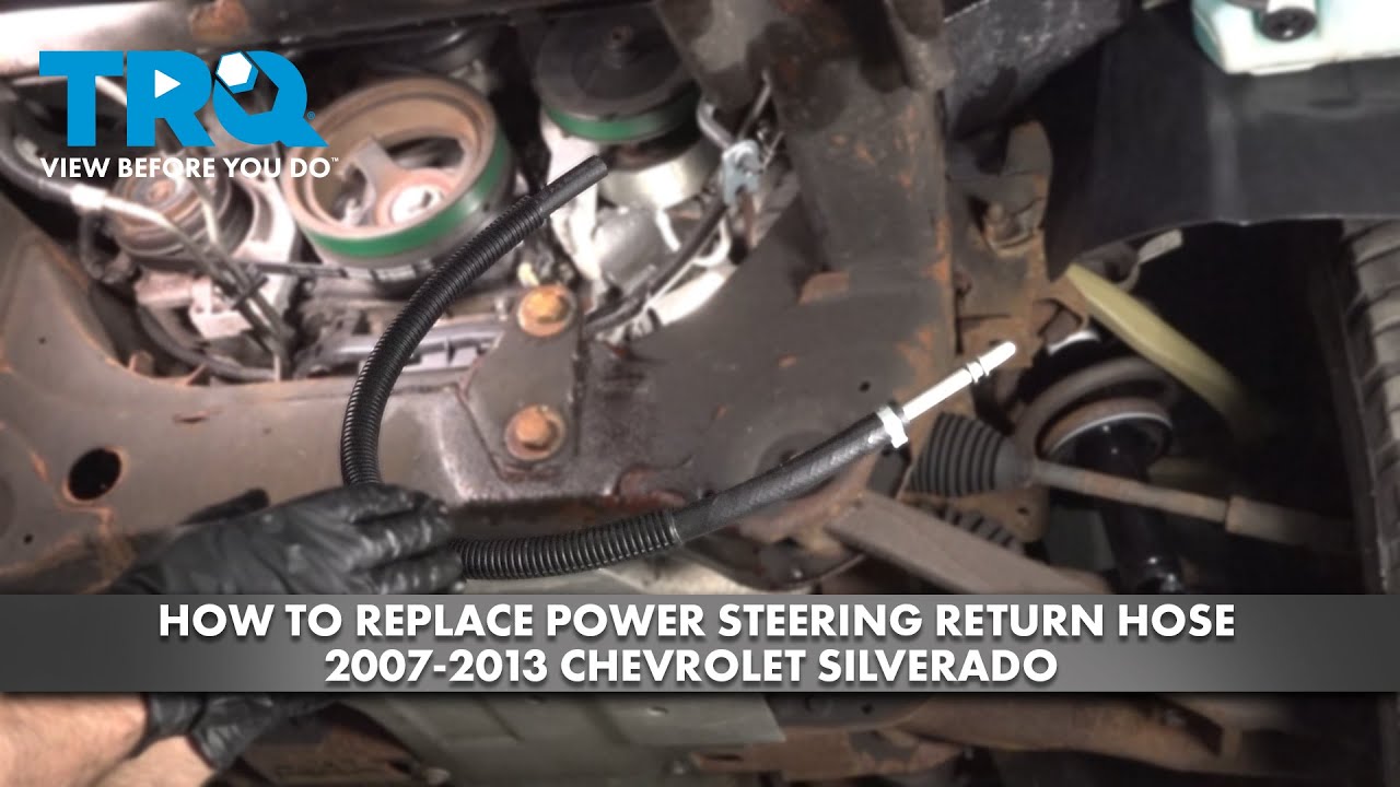 How to Replace Power Steering Return Hose 2007-2013 Chevrolet Silverado 1500 | 1A Auto