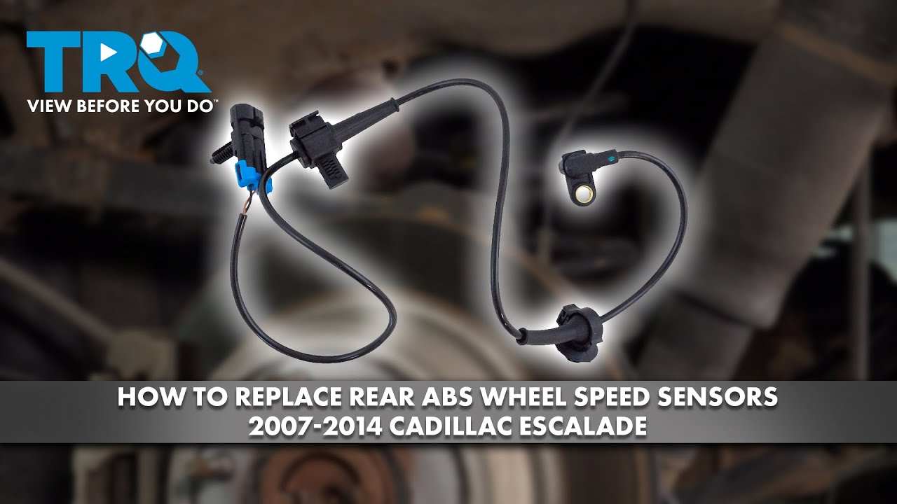 How to Replace Rear ABS Wheel Speed Sensors 2007-2014 Cadillac Escalade ...