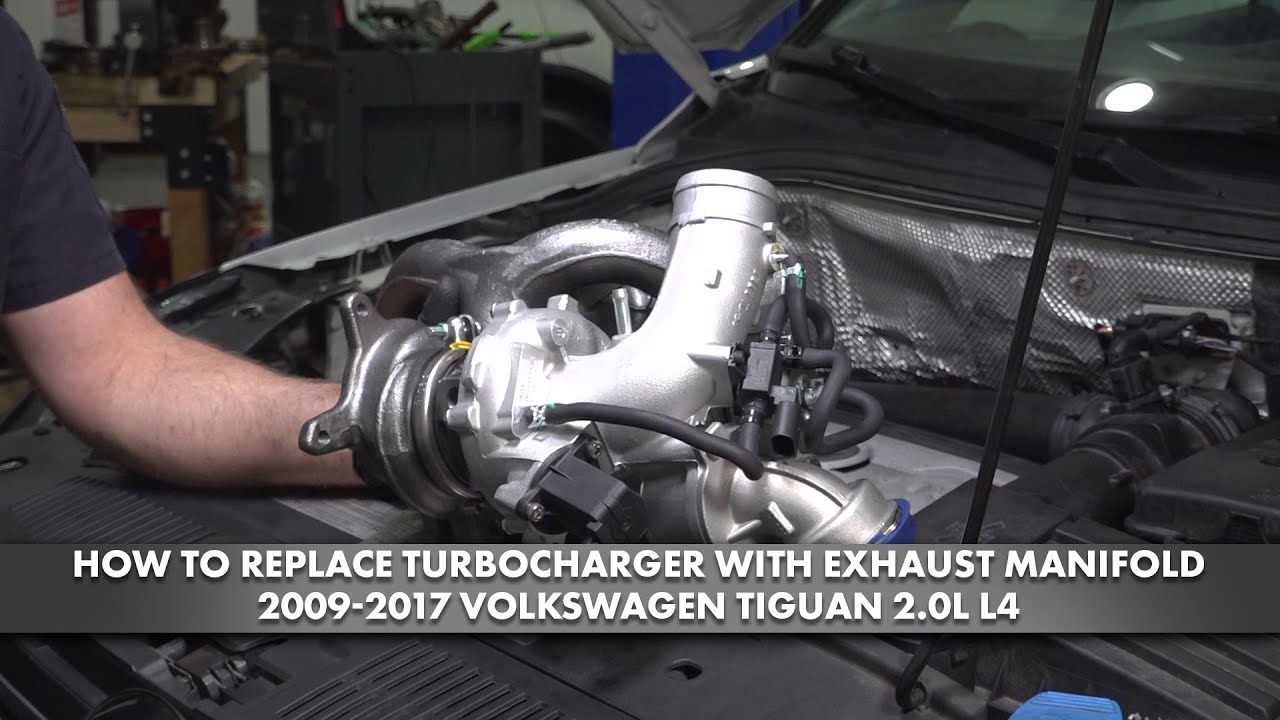 How to Replace Turbocharger with Exhaust Manifold 2009-2017 Volkswagen ...