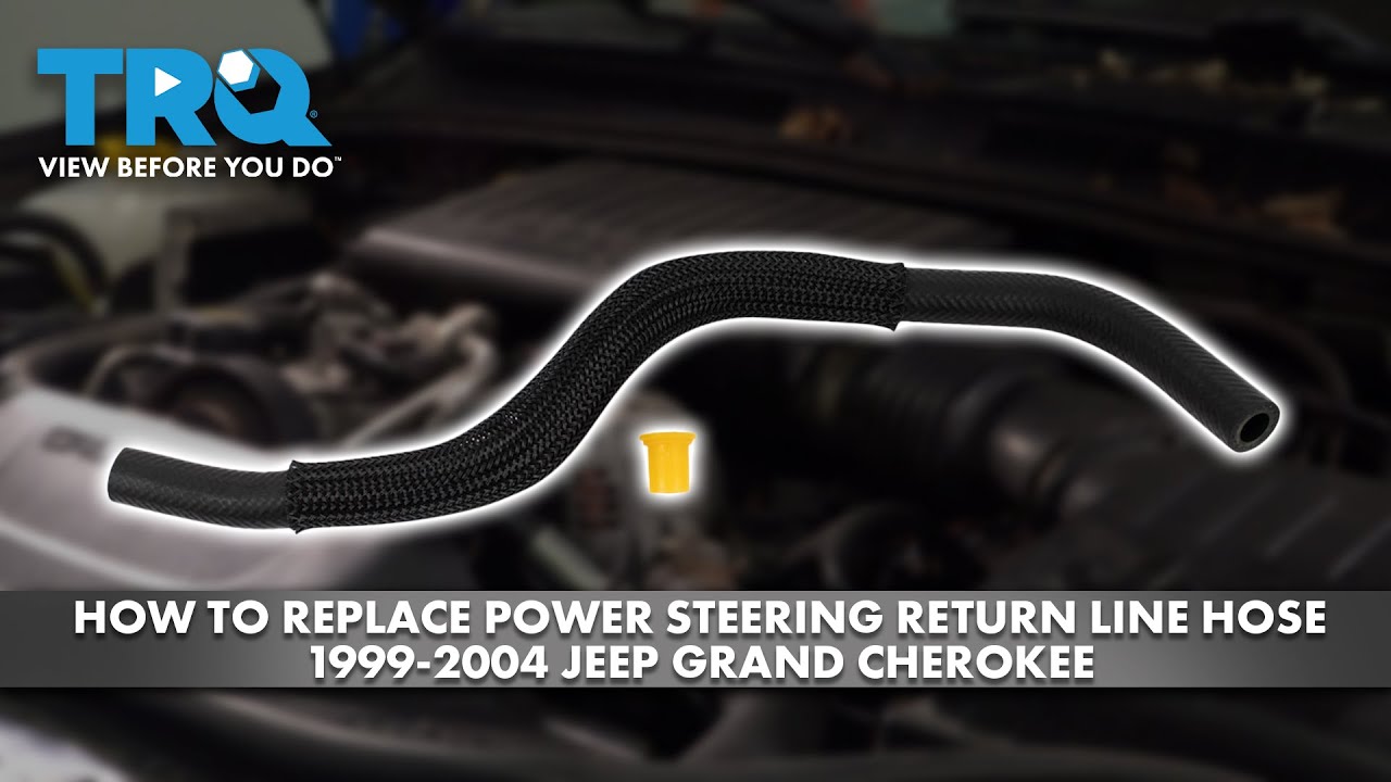 How to Replace Power Steering Return Line Hose 1999-2004 Jeep Grand Cherokee | 1A Auto