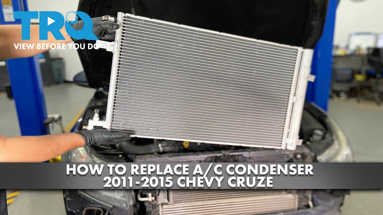 How to Replace AC Condenser and Receiver Drier Assembly 2011-2015 Chevy Cruze | 1A Auto