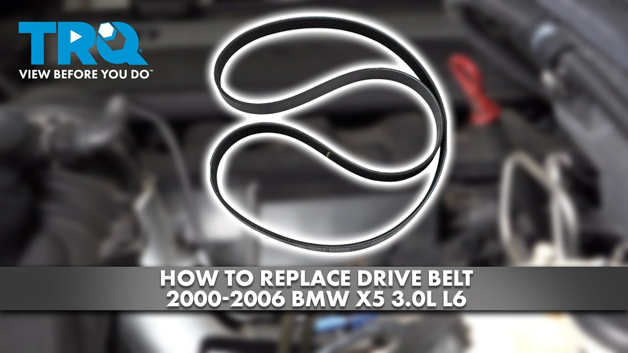 How to Replace Drive Belt 2000-2006 BMW X5 30L L6 | 1A Auto