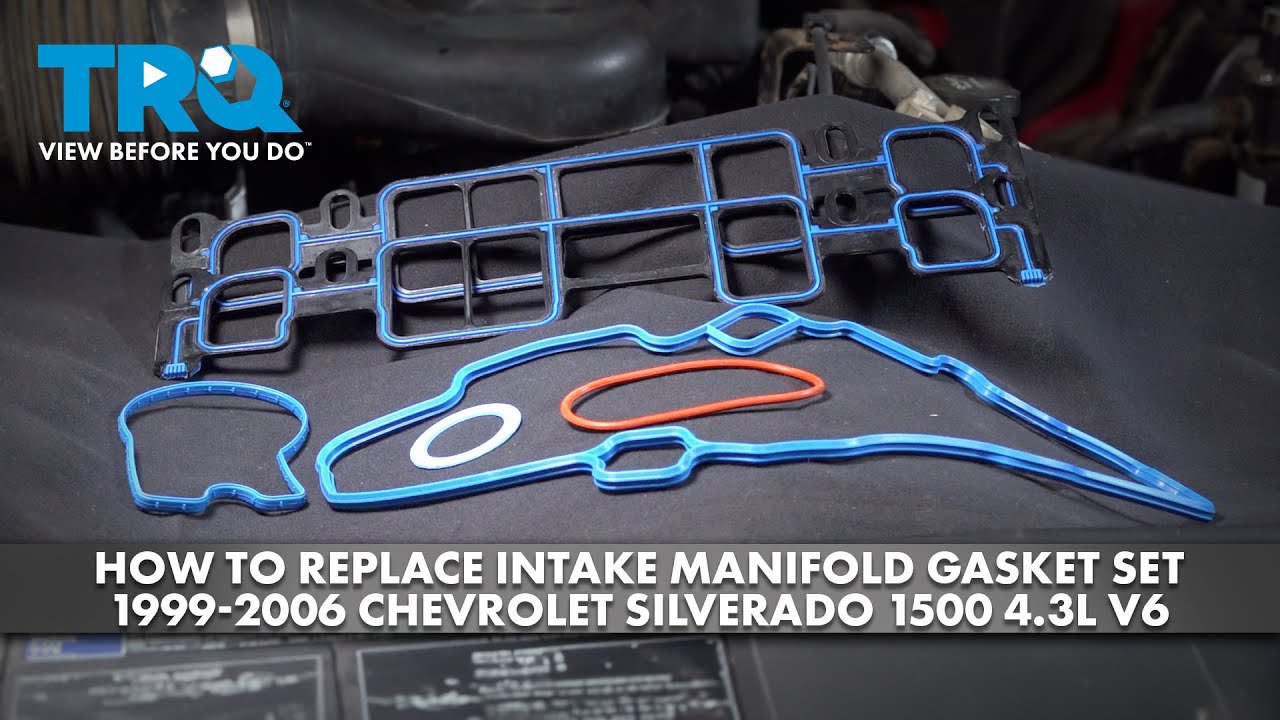 How to Replace Intake Manifold Gasket Set 1999-2006 Chevrolet Silverado ...