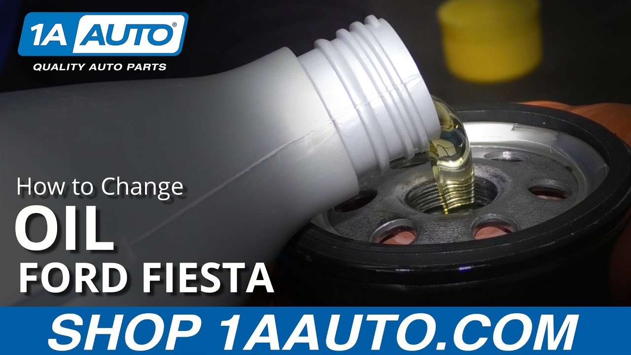 How to Change Oil 2009-19 Ford Fiesta | 1A Auto