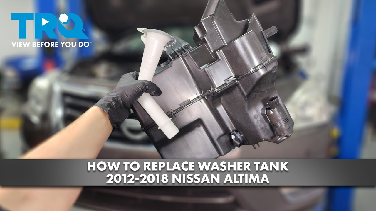 How to Replace Windshield Washer Tank 2012-2018 Nissan Altima | 1A Auto